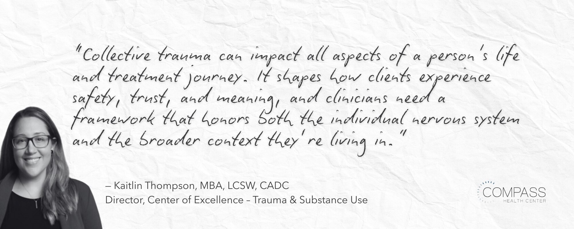 Collective Trauma: Supporting Clients, Patients, and Families | Compass ...